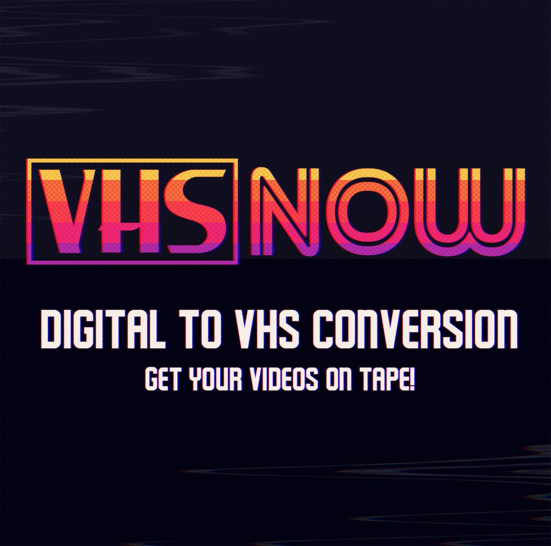 Digital to VHS Conversion - Etsy