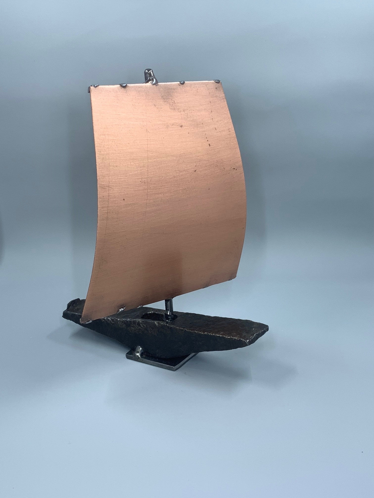 Sailboat Dinghy Junk Metal Artwork - Etsy