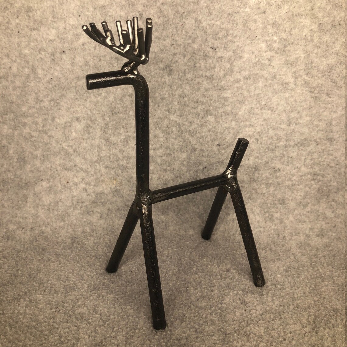 Reindeer Deer Whitetail Deer Metal Artwork | Etsy