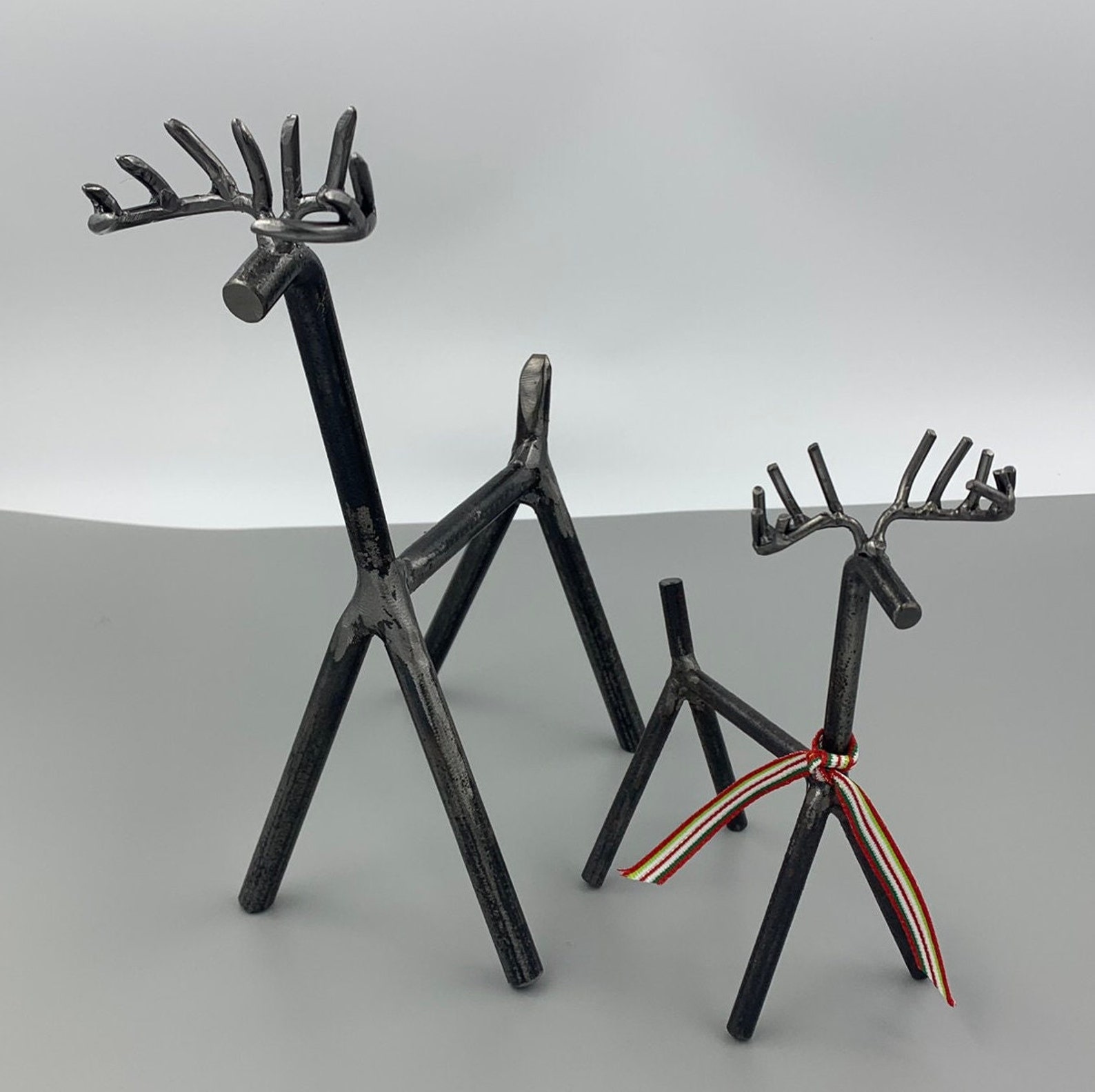 Reindeer Deer Whitetail Deer Metal Artwork - Etsy