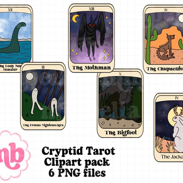 Cryptid Tarot - Etsy