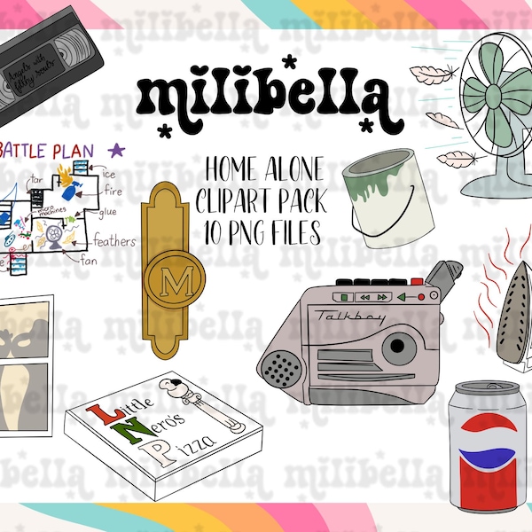 Home Alone Clipart - Etsy