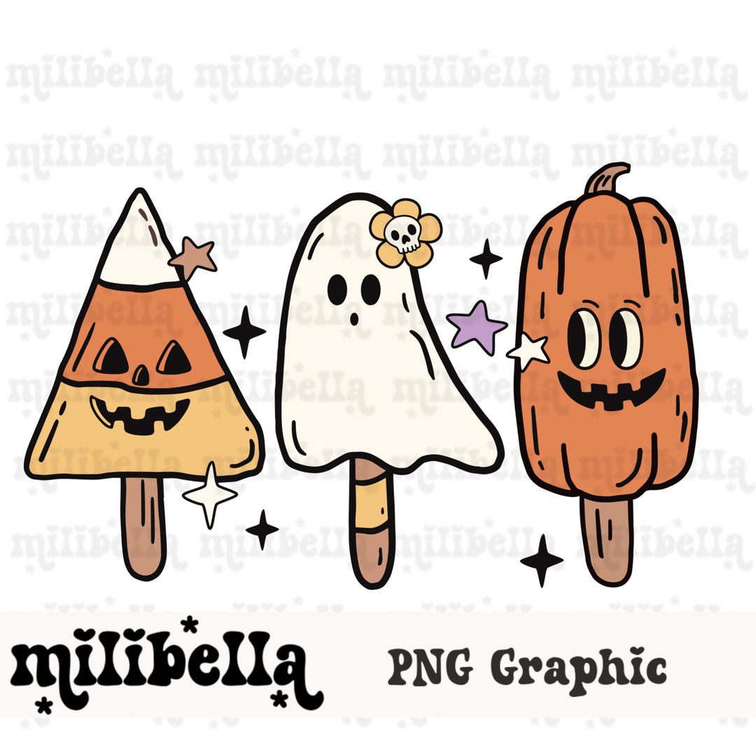 Ghoul Treats Halloween PNG, Ghost, Pumpkin, Candy Corn, Sublimation ...