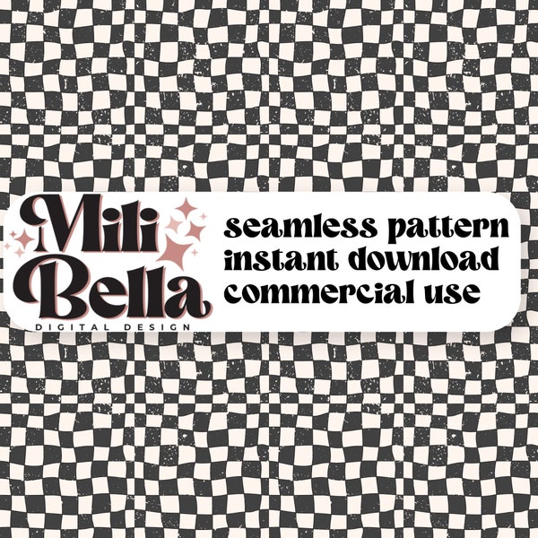 Black and White Checkerboard Wallpaper - Etsy