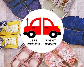 Right Left Shoe Stickers - Etsy