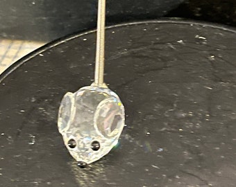 Swarovski Crystal Mouse Figurines - Etsy