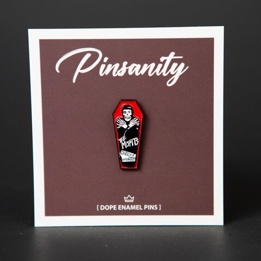 The Misfits Enamel Pin Fast Shipping From USA Brooch - Etsy