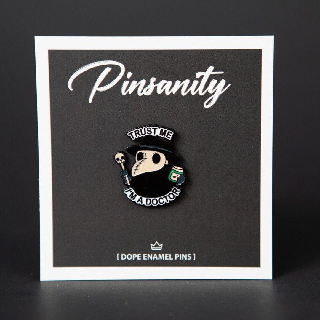 Witch Doctor Im A Doctor Enamel Pin Fast Shipping From USA Brooch - Etsy
