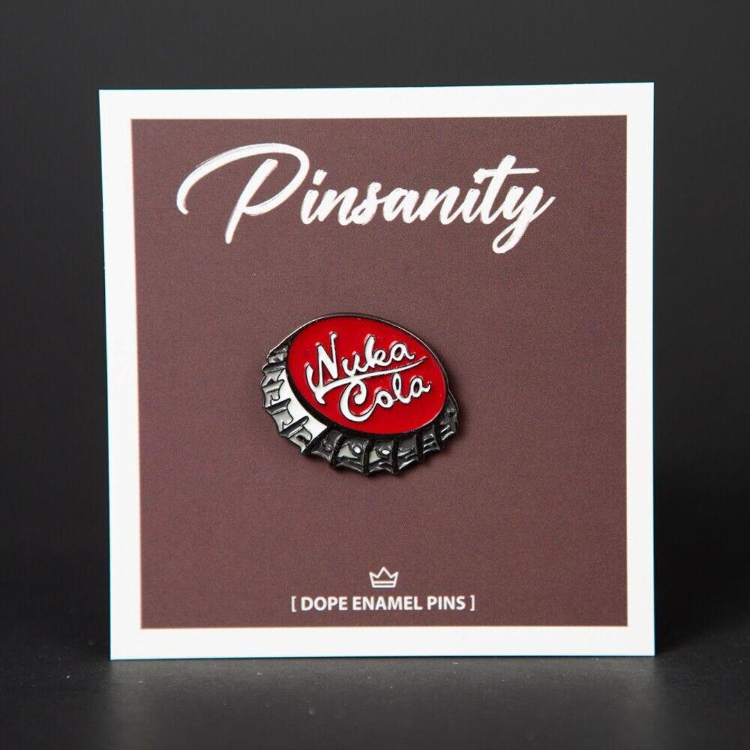 Nuka Cola Bottlecap Enamel Pin Fast Shipping From USA Brooch Fallout - Etsy