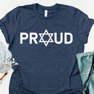 Proud Jewish T-shirt, Israel Shirt, Hebrew T-shirt, Holiday Proud Jew ...