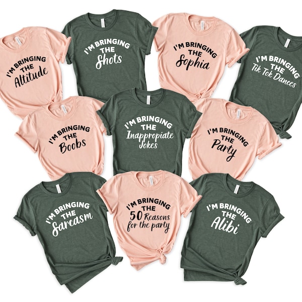 Trio Personalized Shirts - Etsy