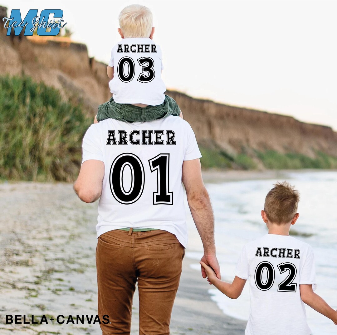 Custom Family Team Shirts - Matching Sports Jersey T-shirts ...