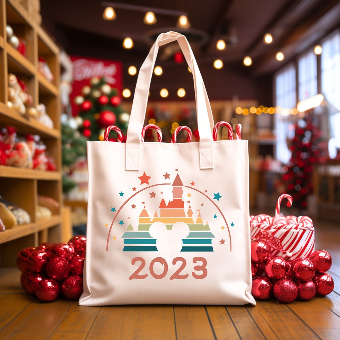 Custom Disney Family Vacation 2023 Tote Bag, Disney Castle Tote Bag ...