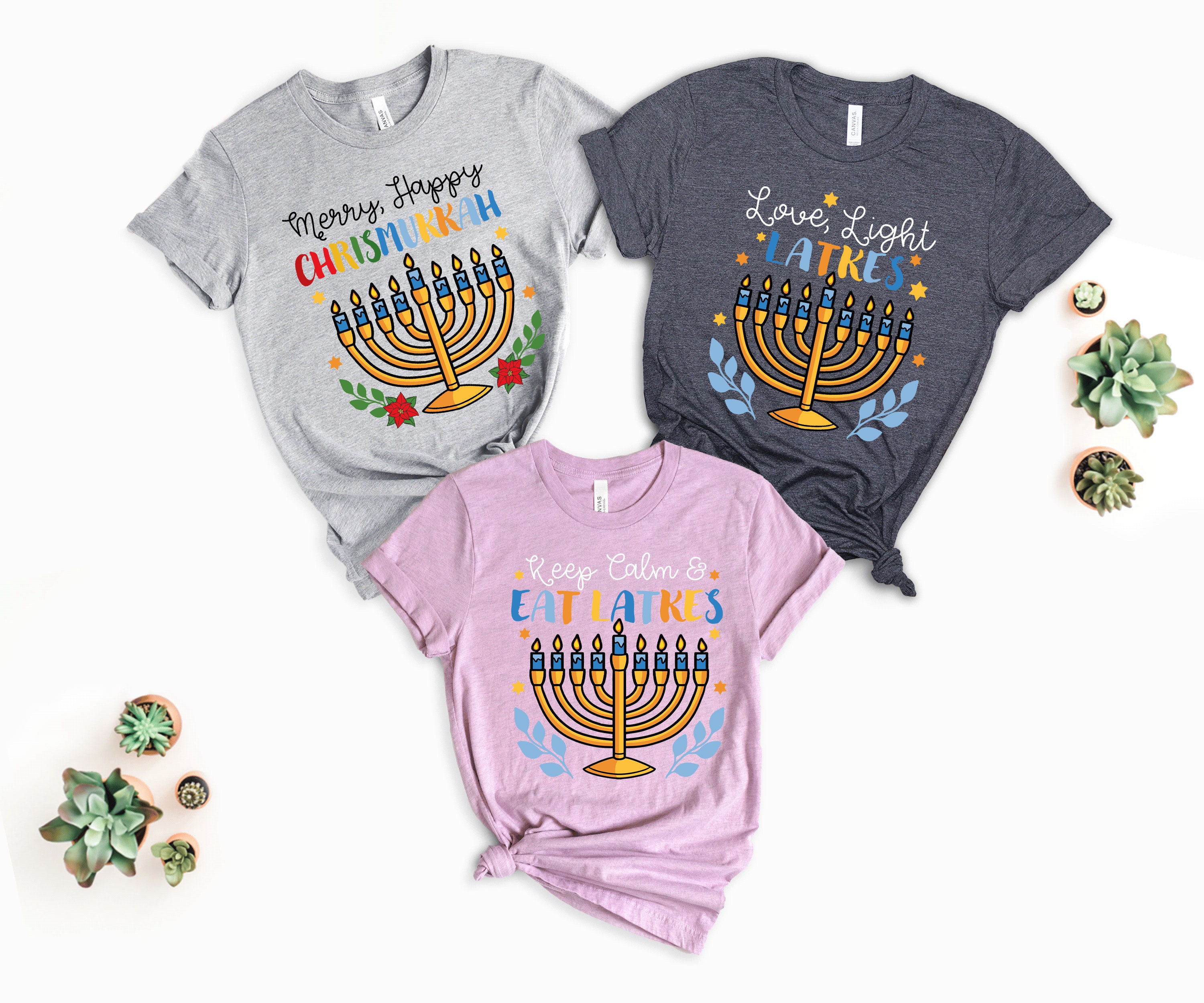 Personalized Hanukkah Matching Shirts, Funny Jewish Family Tees - Etsy