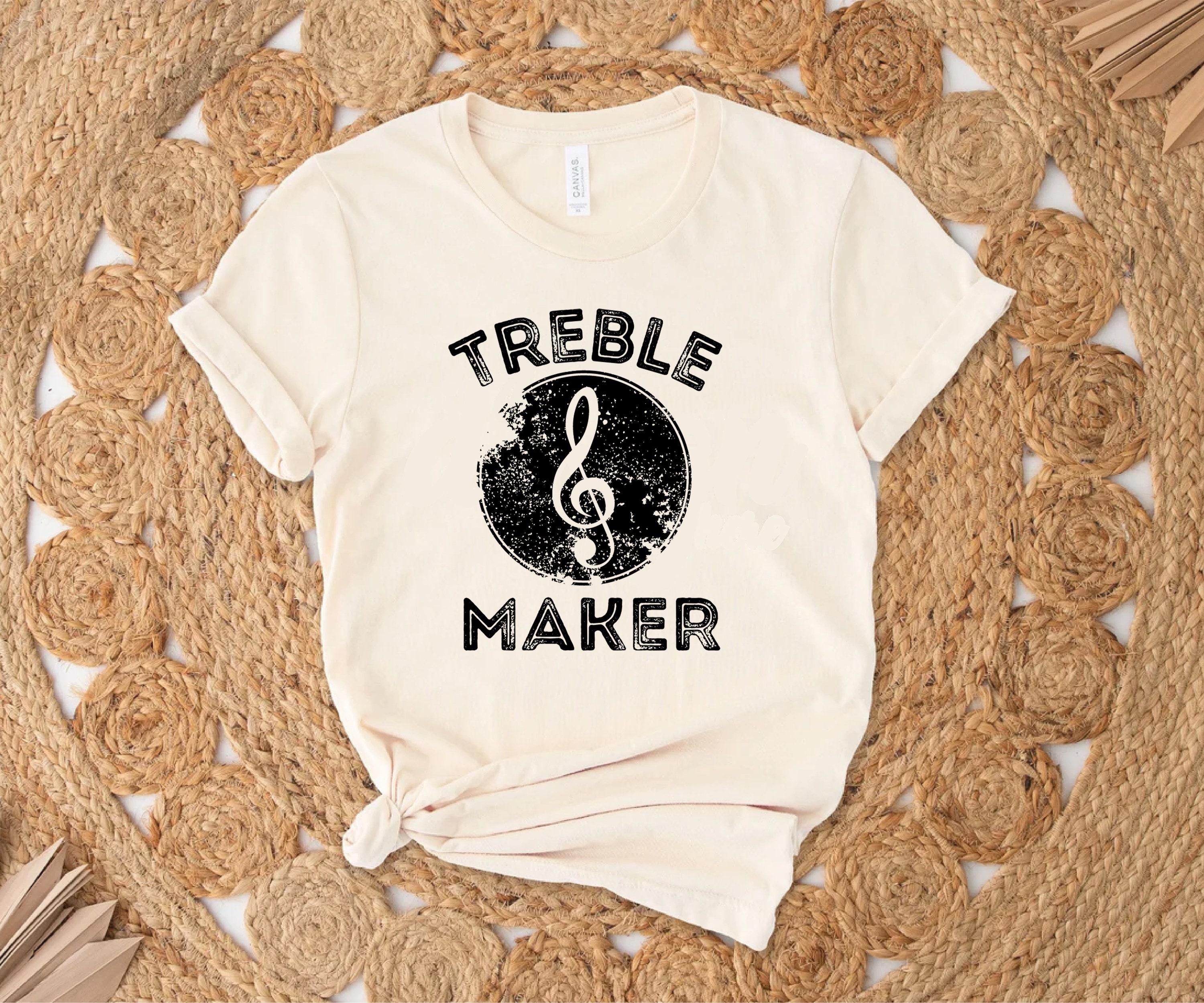 Treble Maker Shirt: Funny Musician Gift, Music Notes Tee - Etsy