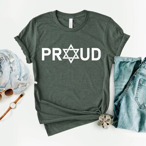 Proud Jewish T-shirt, Israel Shirt, Hebrew T-shirt, Holiday Proud Jew ...