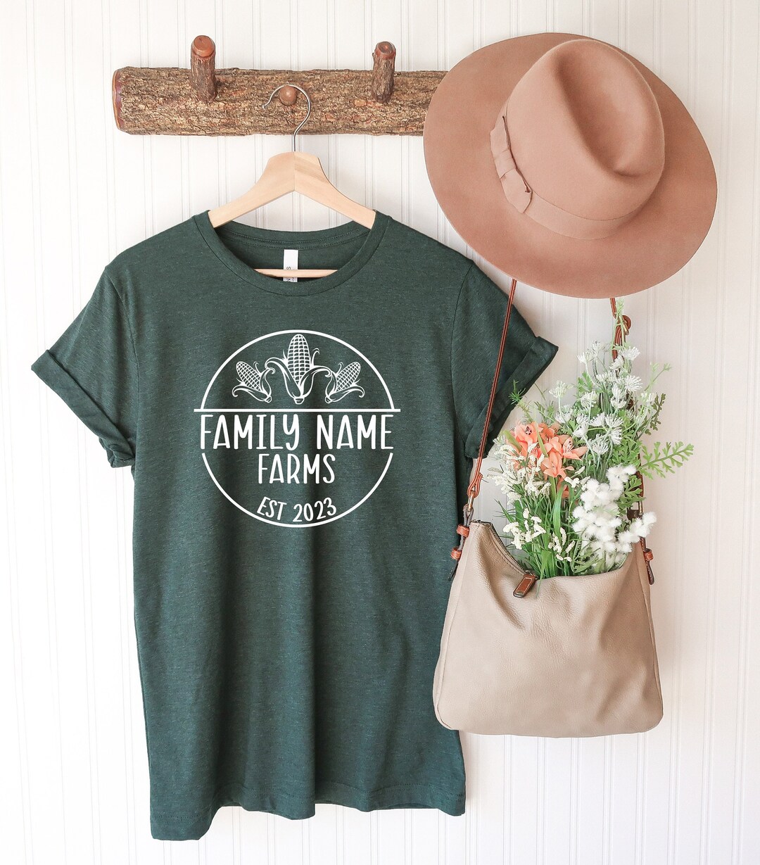 Personalized Family Farm Shirt: Custom Cattle/corn Farm Gift - Etsy