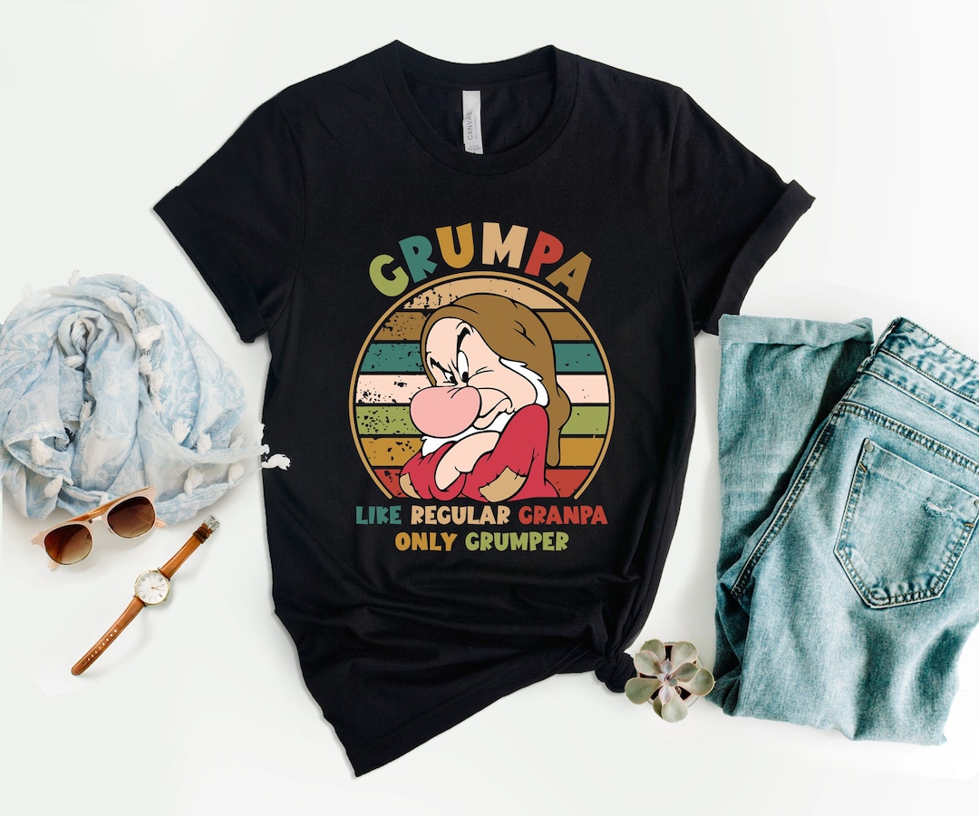 Grumpa Like A Regular Grandpa Only Grumpier Shirt, Disney Grandpa Tee ...