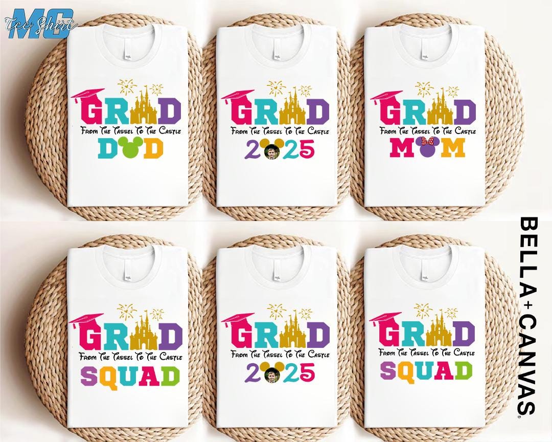 Disney Grad 2025 Shirt – Graduation Celebration Tee – Magic Kingdom ...