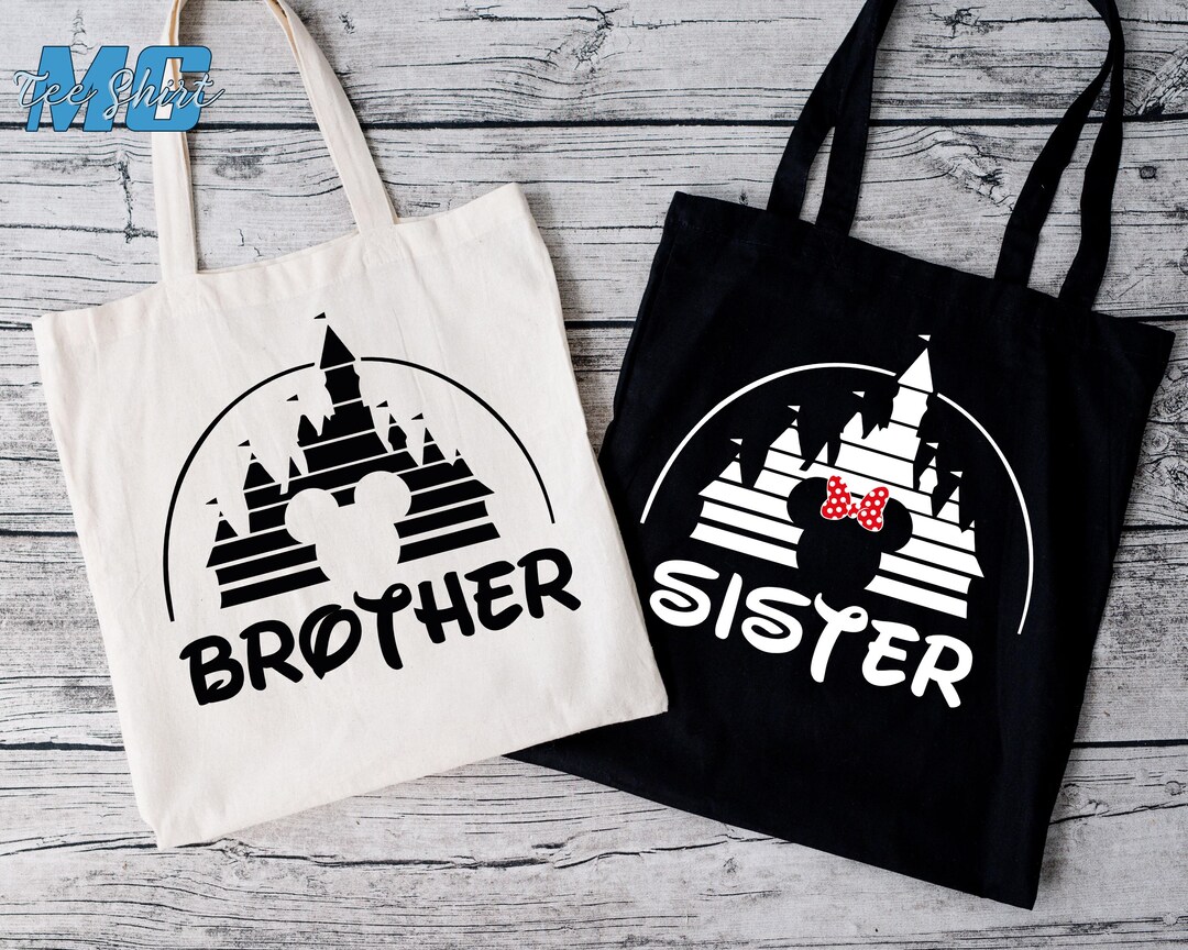 Custom Disney Castle Tote Bag, Disneyland Trip Bag - Etsy