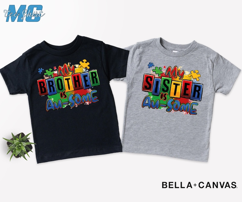 Autism Awareness Shirt: My Brother is Au-some Tee - Etsy