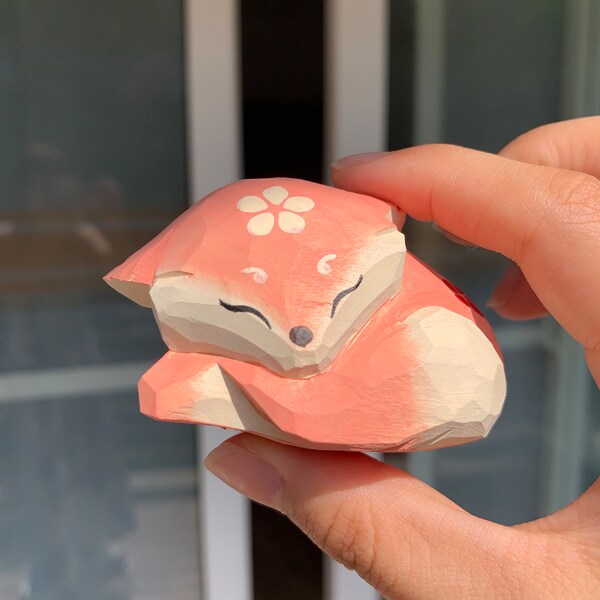 Pink Figurine - Etsy