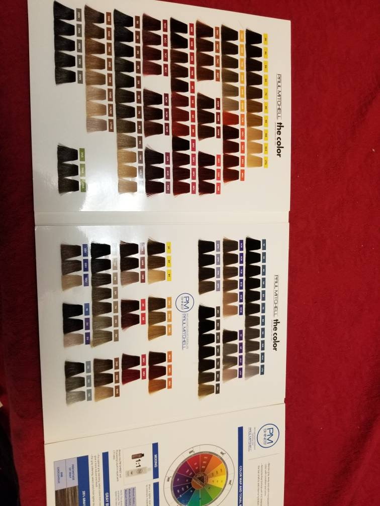 Paul Mitchell Hair Color Chart
