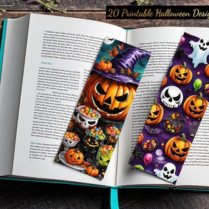 Halloween Witch Bookmarks: Horror Character Sublimation PNG (digital ...