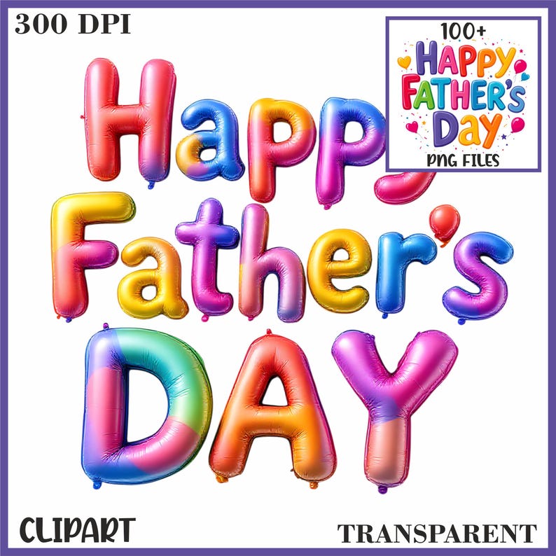Father's Day Clipart Bundle: 100+ PNG Designs (digital Download) - Etsy