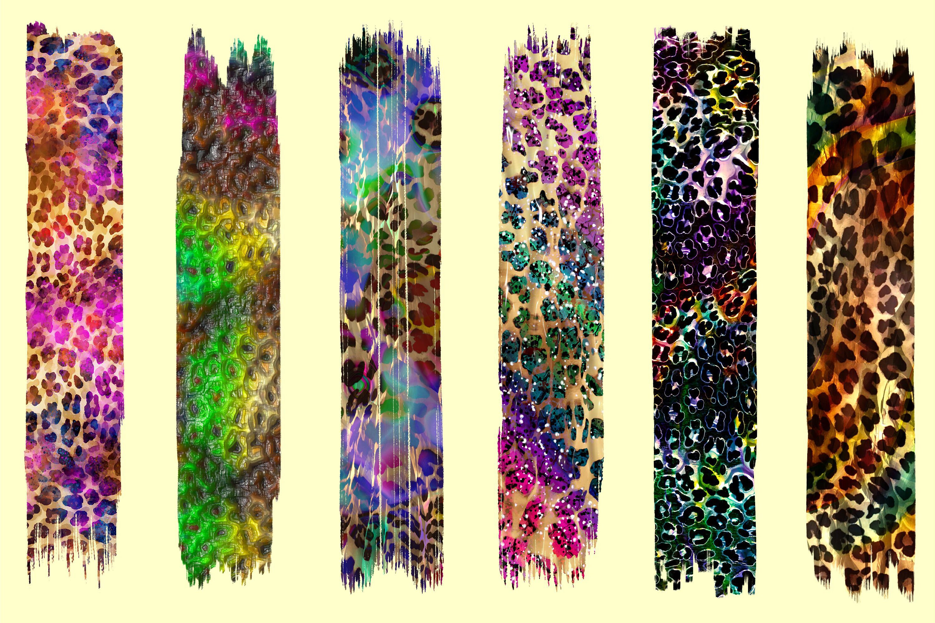 Leopard Paint Brush Stroke Mini Bundle 1. Sublimination - Etsy