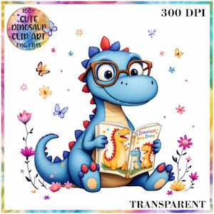 100+ Cute Dinosaur Clipart PNG | Adorable Dino Illustrations ...