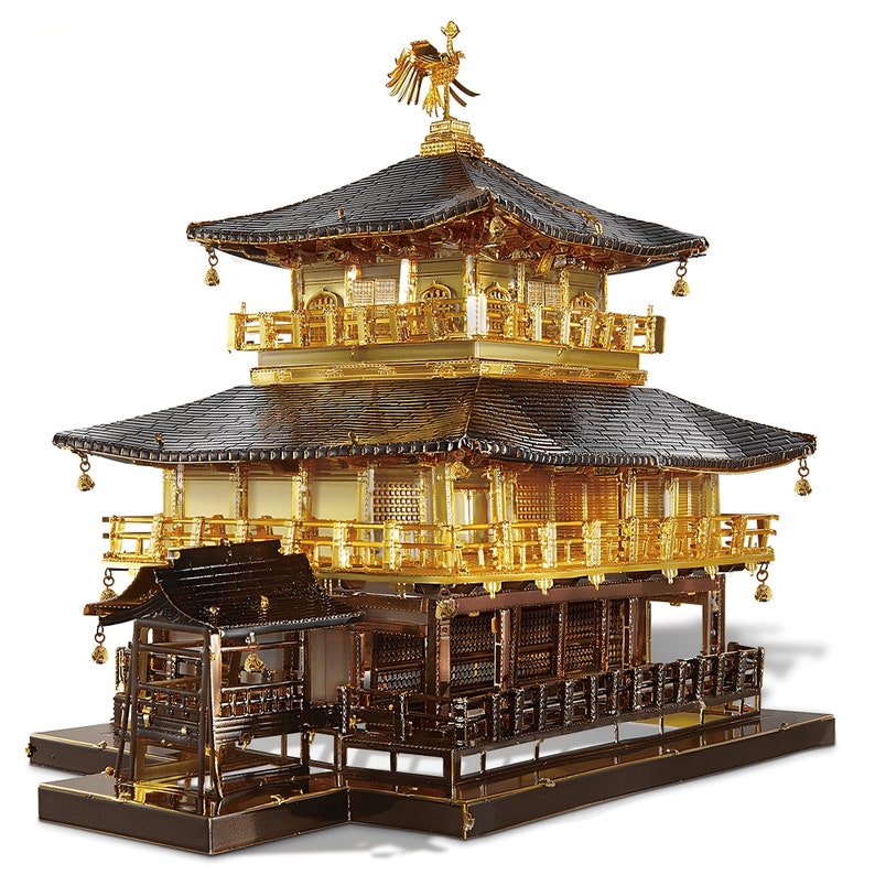 DIY Japan Golden Temple Model Kit Metal Puzzle for Adults and Teens ...