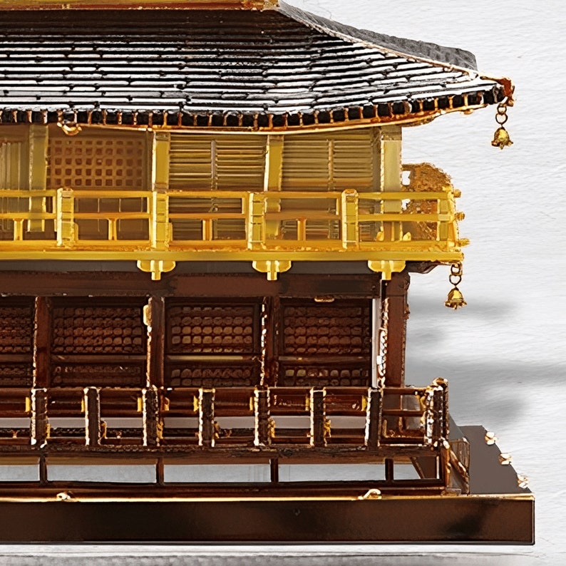 DIY Japan Golden Temple Model Kit Metal Puzzle for Adults and Teens ...