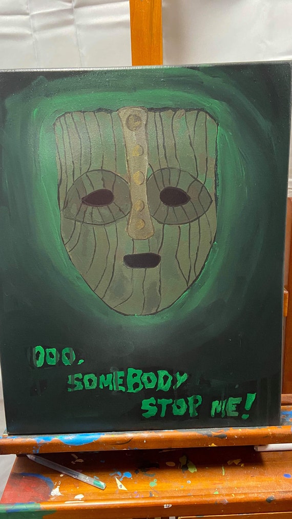 Somebody Stop Me Mask Painting | Etsy