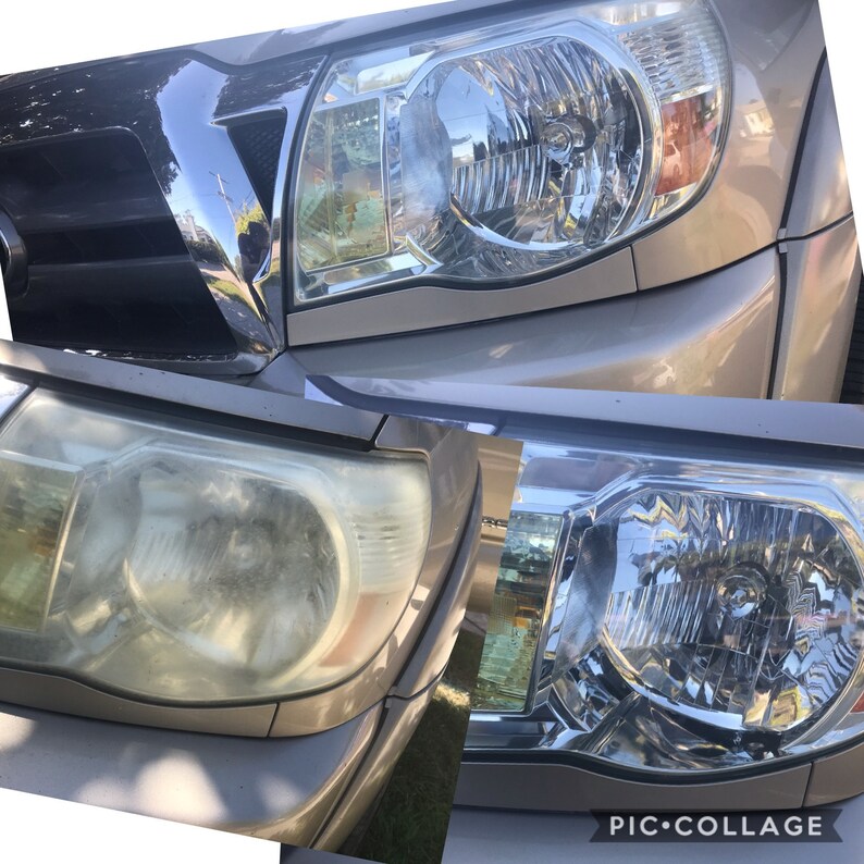 Headlights Restoration Heavy Duty - Etsy