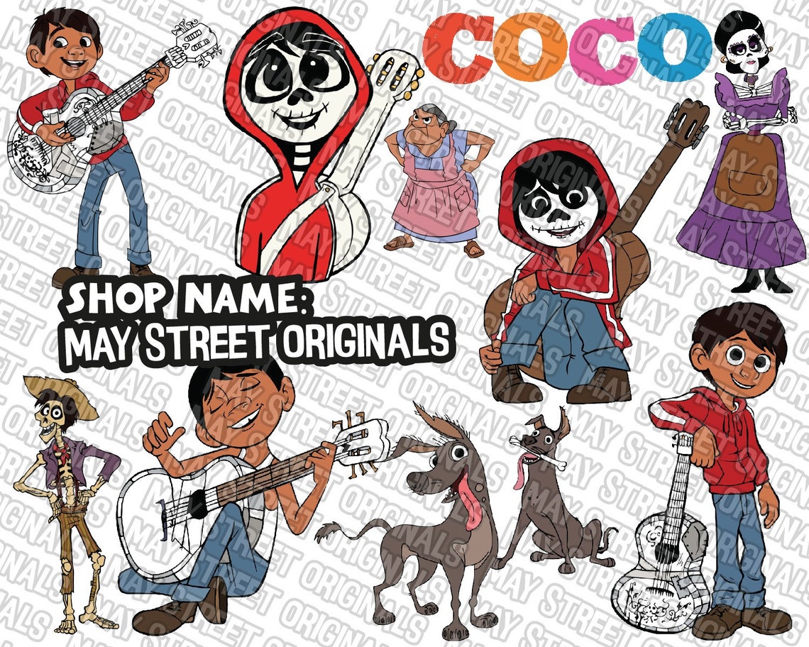 Coco Svg Coco Birthday Coco Miguel Svg Coco Clipart Coco - Etsy