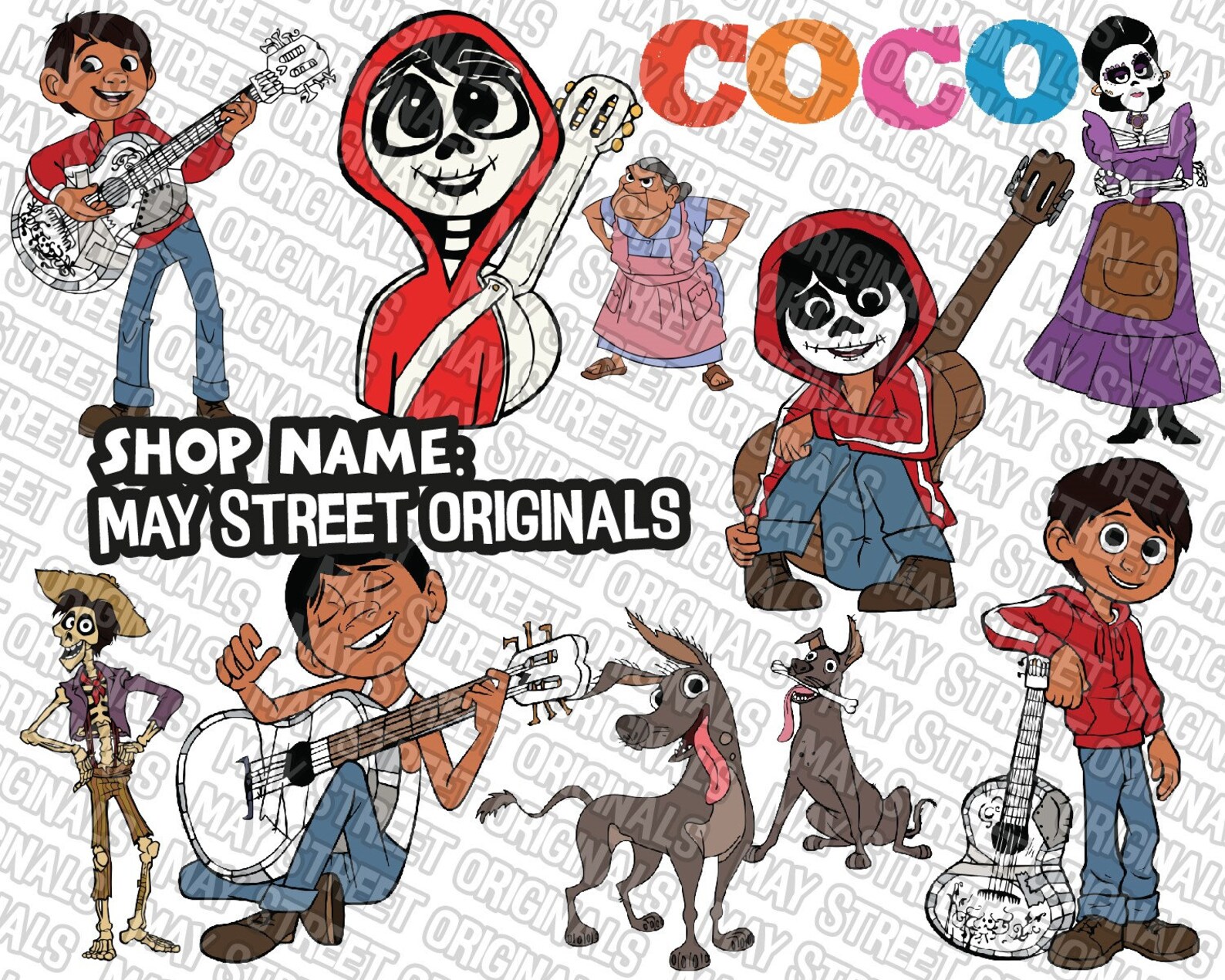 Coco Svg Coco Birthday Coco Miguel Svg Coco Clipart Coco - Etsy