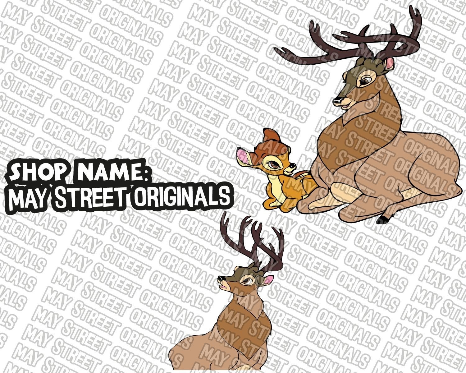 Bambi Svg, Great Prince of the Forest Svg, Bambi's Father Svg, Bambi ...