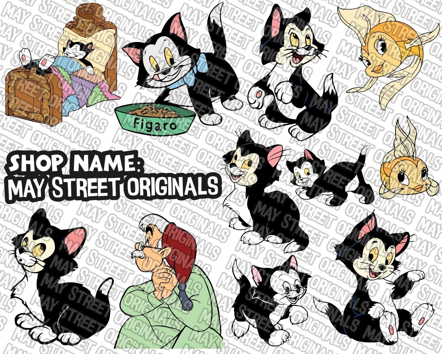 Figaro Disney Clip Art