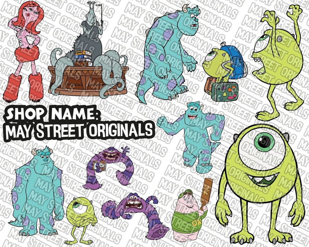 Monsters University Svg, Monsters Inc Svg, Mike Wazowski Svg, James ...