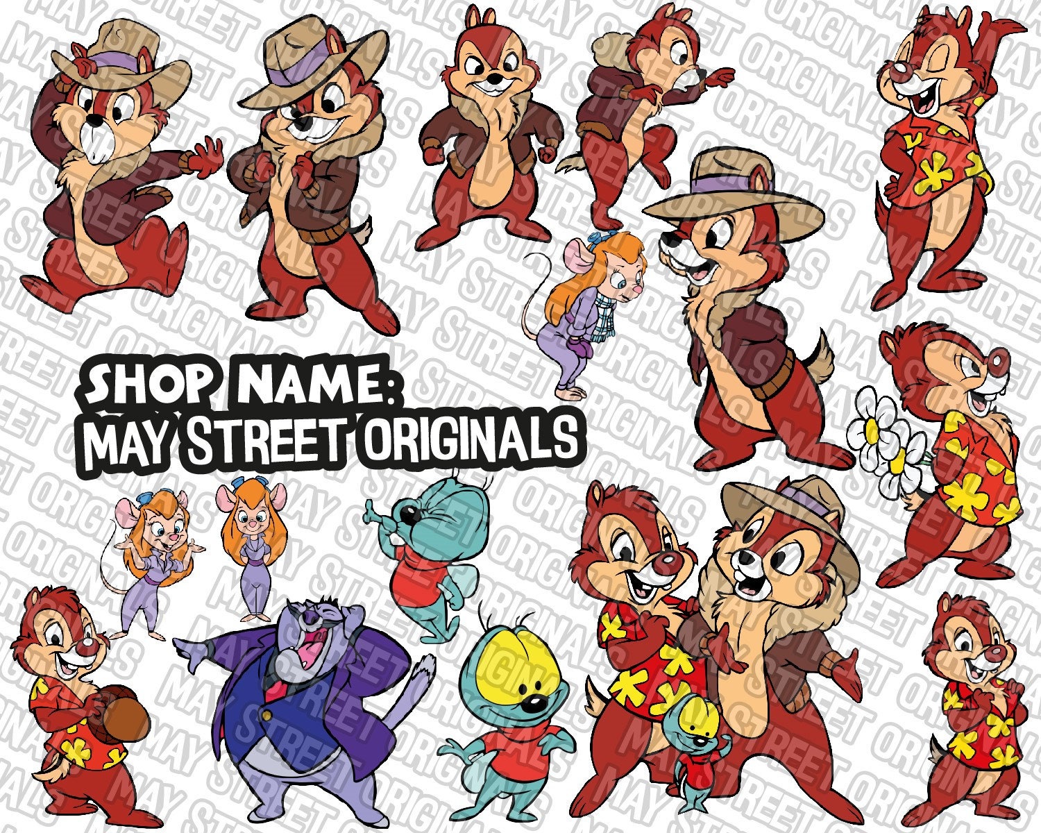 Chip and Dale Rescue Rangers Svg Chip and Dale Svg Chip Svg - Etsy UK