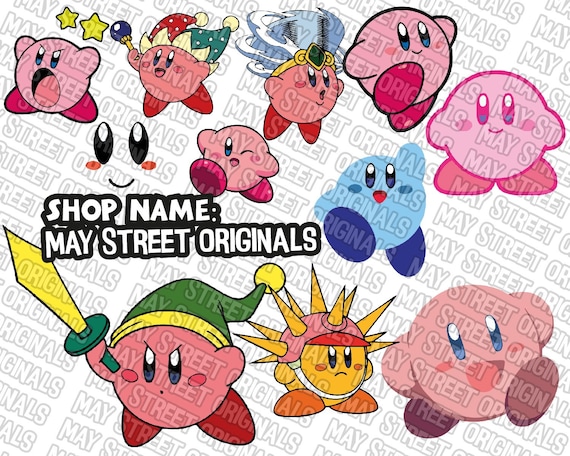 Kirby Svg Kirby Clipart Kirby Cut File Kirby Cutting File - Etsy Canada