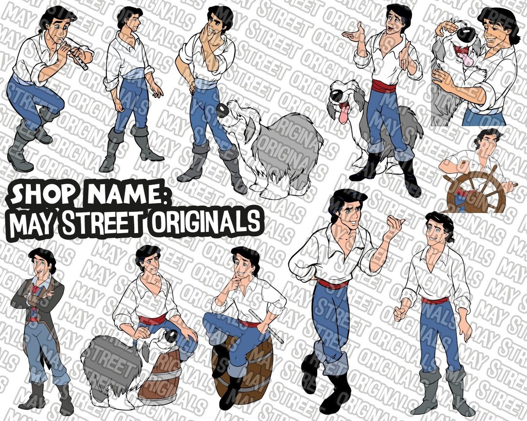 Eric Svg, Little Mermaid Svg, Prince Eric Svg, Little Mermaid Eric Svg ...