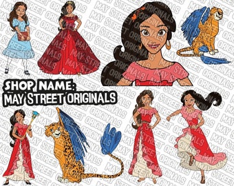 Elena of Avalor Clipart 50 Png Images Printable Elena of - Etsy