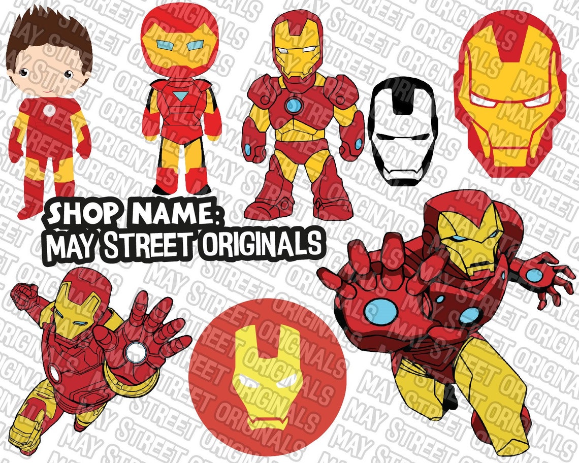 Iron Man Svg Marvel Svg Ironman Svg Avengers Svg Ironman - Etsy