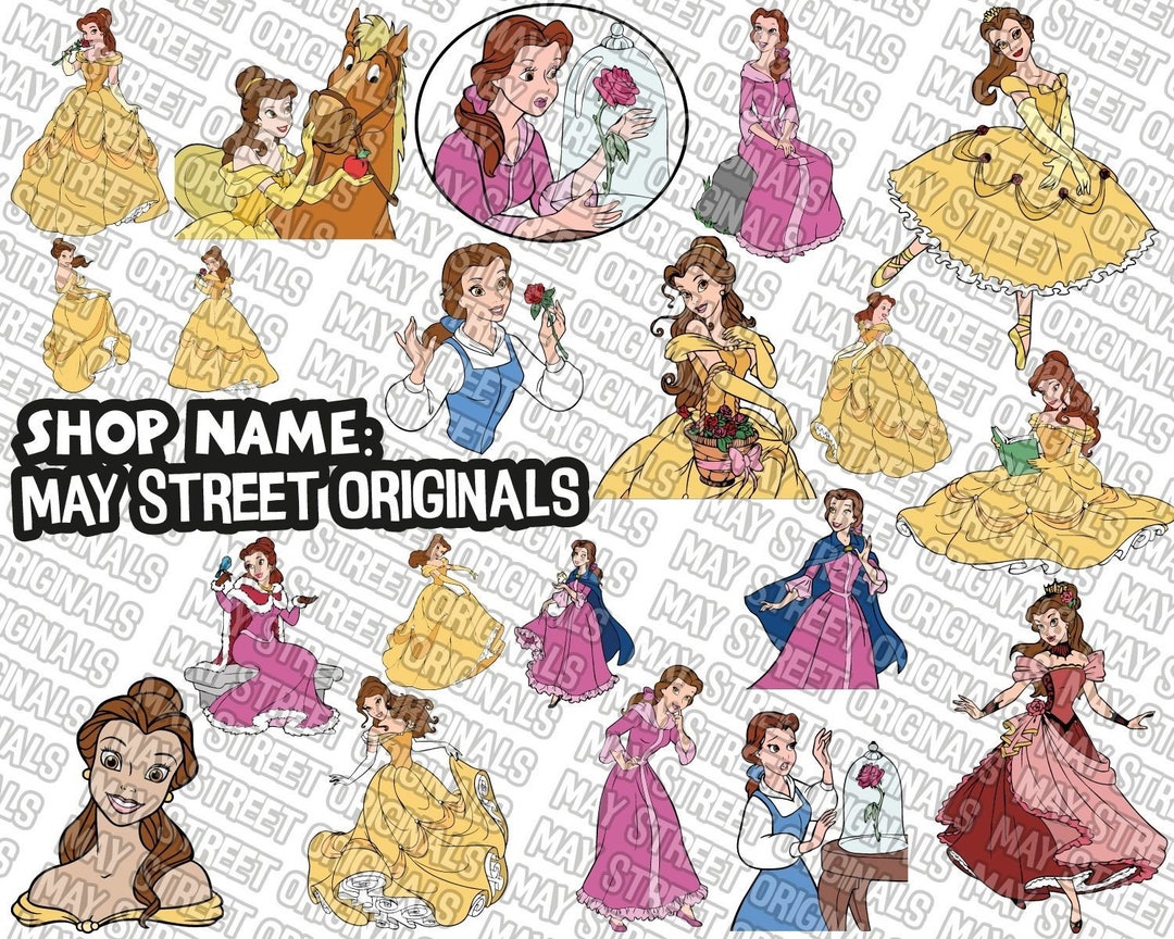 Belle Svg, Beauty and the Beast Svg, Belle Cricut, Belle Layered Svg ...