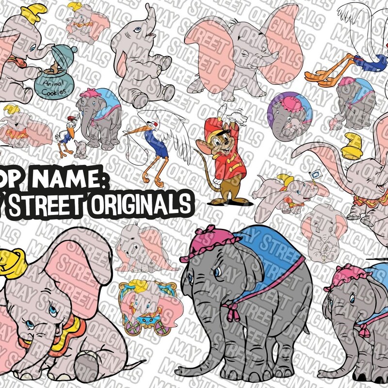 Dumbo and Mother - Etsy