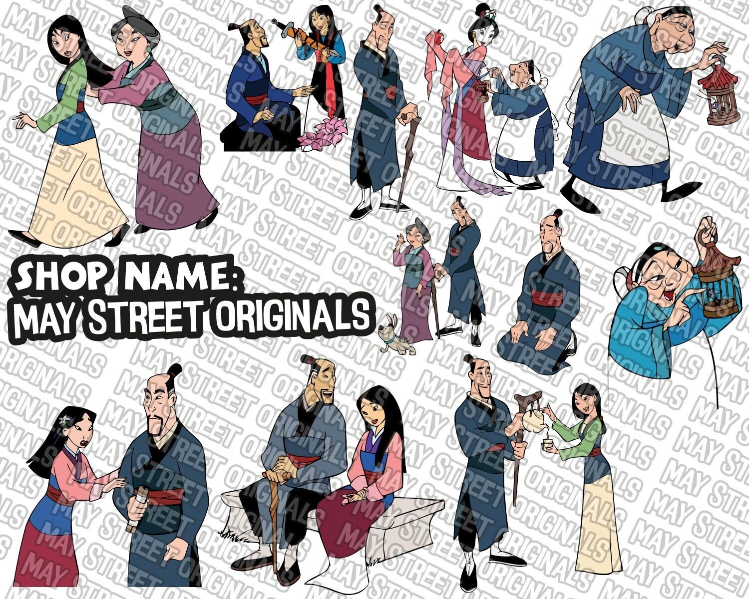 Mulan Svg Mulan Cricut Grandmother Fa Svg Fazhousvg | Etsy