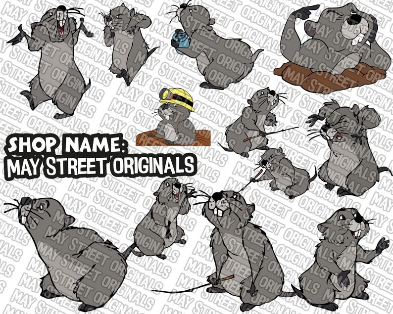 Gopher Svg, Winnie the Pooh Svg, Gopher Cricut, Gopher Layered Svg ...