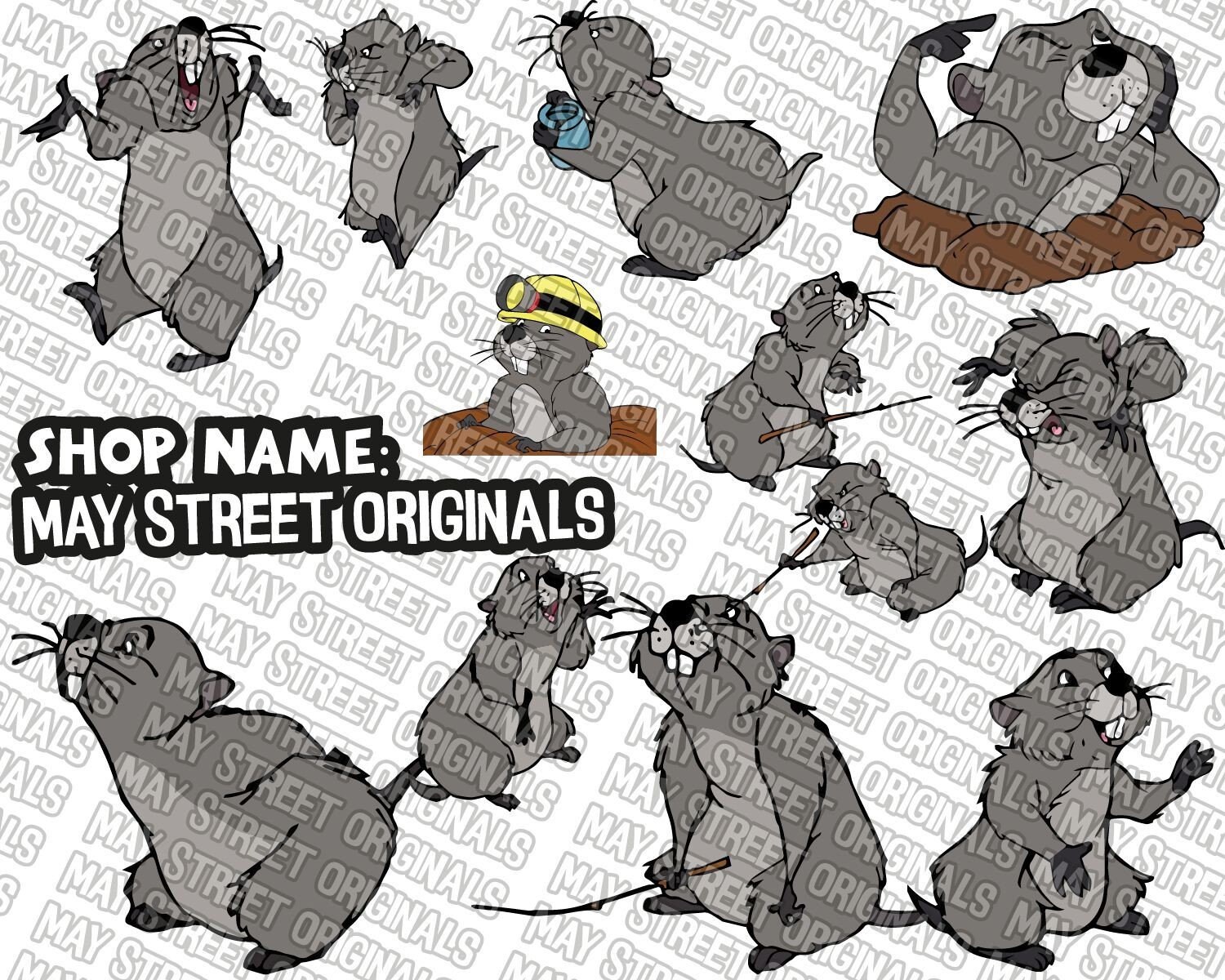 Gopher Svg Winnie the Pooh Svg Gopher Cricut Gopher Layered - Etsy ...